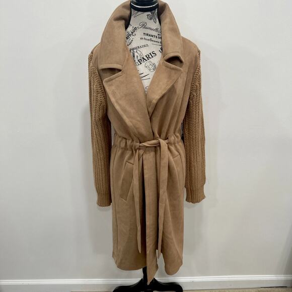 Alice Blue | Jackets & Coats | Nwt Alice Blue Faux Suede Trench Coat ...